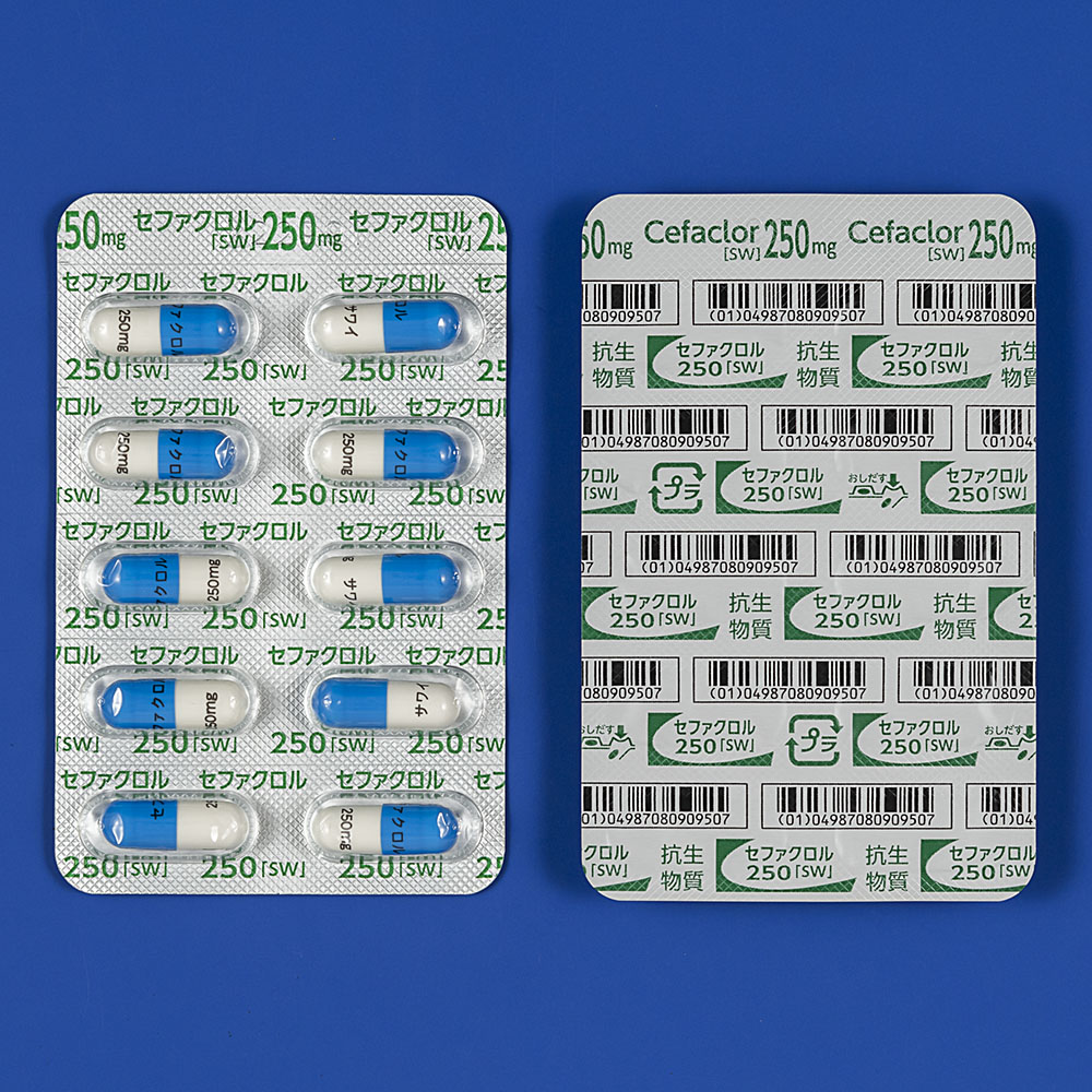 セファクロルカプセル250mg「SW」(ケフラールカプセル250mgのジェネリック医薬品)｜沢井製薬